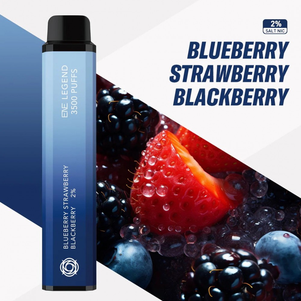 ENE Elux Legend 3500 Blueberry Strawberry Blackberry Disposable Vape ... ENE Elux Legend 3500 Blueberry Strawberry Blackberry Disposable Vape ...